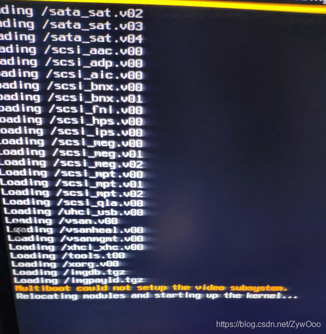 安装Esxi时出现Multiboot could not setup the video subsystem的问题_uefi secure boot is not enable-CSDN博客