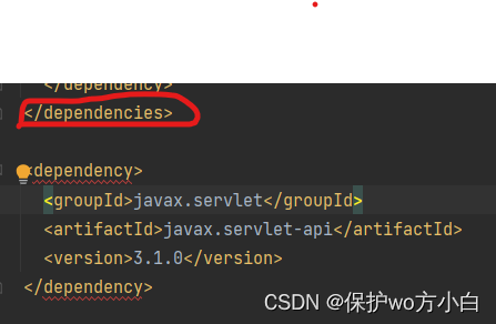 Invalid content was found starting with element ‘{“http://maven.apache.org/POM/4.0.0“:dependency ...