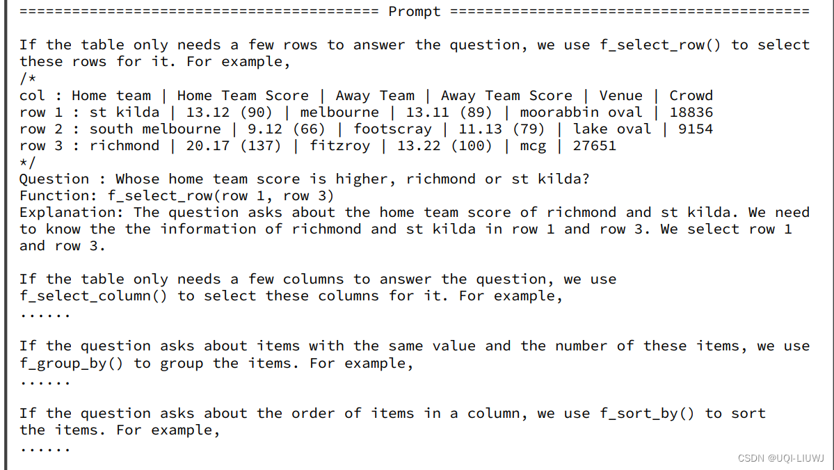论文笔记：Chain-of-Table:EVOLVING TABLES IN THE REASONING CHAIN FOR TABLE ...