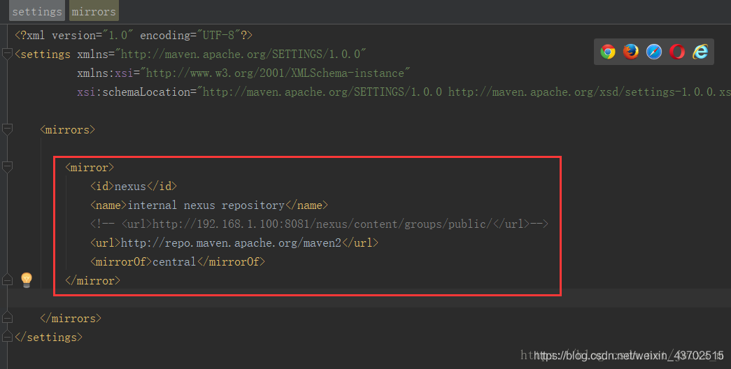 IDEA中Maven依赖包下载不了的问题解决方案汇总_mirrors.mirror.mirrorof' for alimaven is missing-CSDN博客