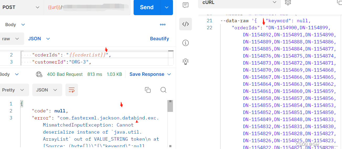 Postman 接口关联之传递List_postman json怎么传一个集合-CSDN博客