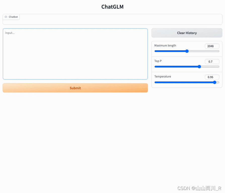 ChatGLM3-6B部署_chatglm3 6b最低部署要求-CSDN博客