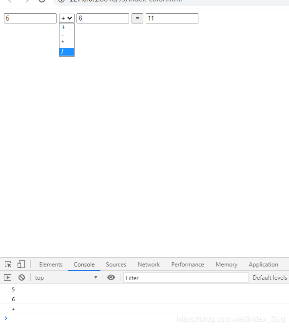 Htmlcssjavascript：简单计算器实现 Csdn博客 3458