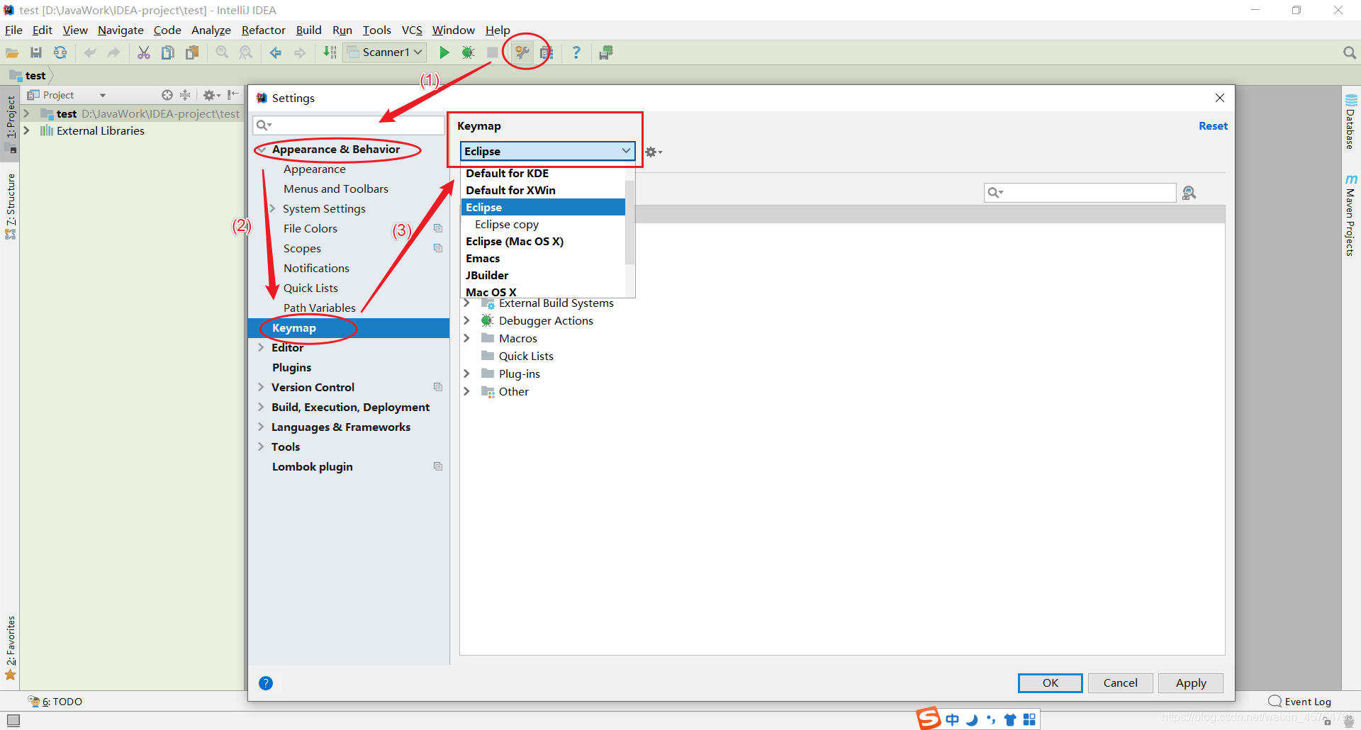 如何在idea中配置eclipse的快捷键_idea 安装eclipse keymap-CSDN博客