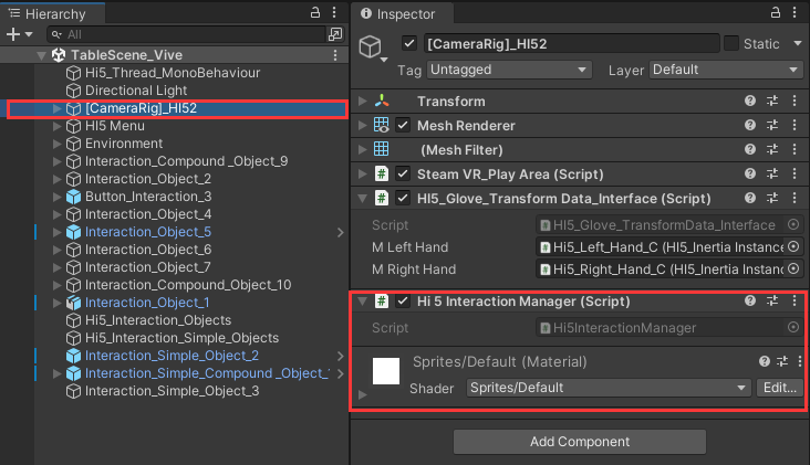 HI5 2.0 交互 SDK 用户手册—— HTC Vive 系列_htc sdk-CSDN博客