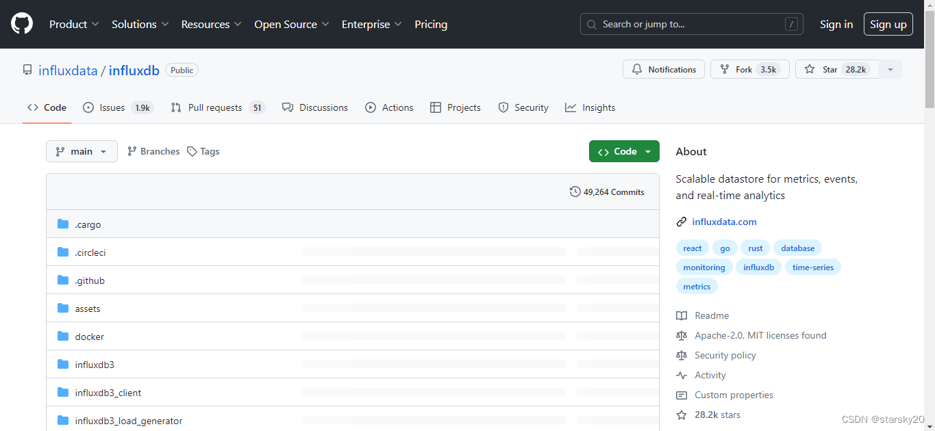 influxdb 2.x 时序数据库使用-CSDN博客