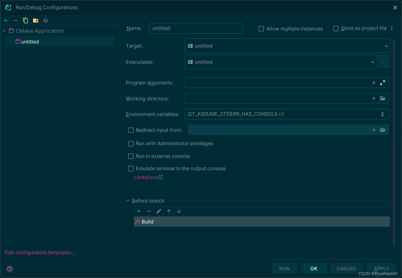 CLion+Qt开发 控制台不显示qDebug()输出_clion怎么输出qdebug-CSDN博客