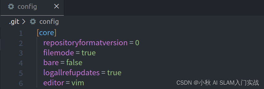 如何将 Git 的默认编辑器从nano迷你编辑器更改为vi 的升级版vim编辑器_从零开始学SLAM-CSDN专栏