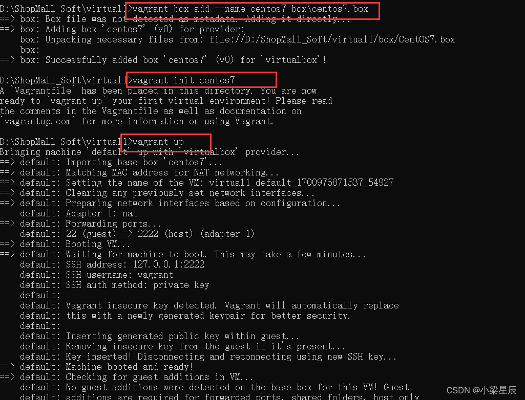 VirtualBox+Vagrant 快速安装Centos/7_vagrant的centos7 box镜像-CSDN博客