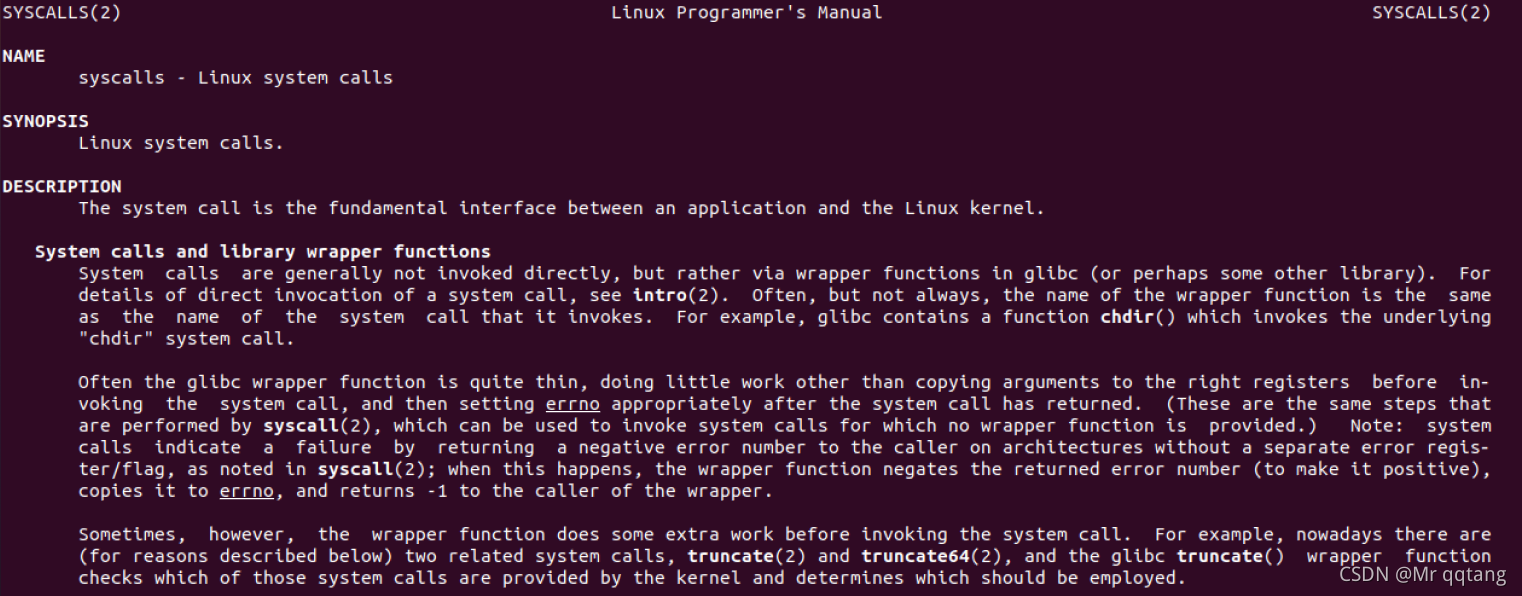 【Linux】System Calls-CSDN博客