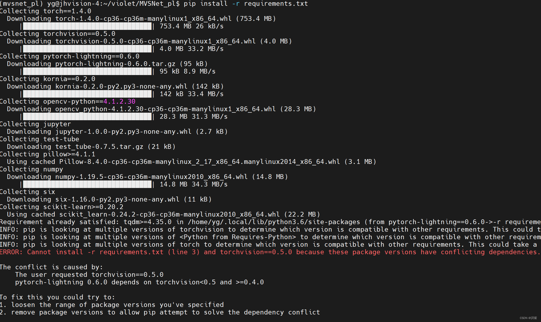 复现MVSNet_pl的GitHub代码，发现的问题解决_mvsnet github-CSDN博客