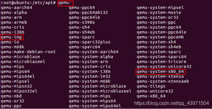 更新apt-get的源和QEMU的apt-get安装_apt-get qemu-CSDN博客