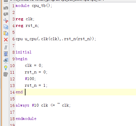处理器CPU设计Verilog代码vivado仿真_处理器运算单元verilog-CSDN博客