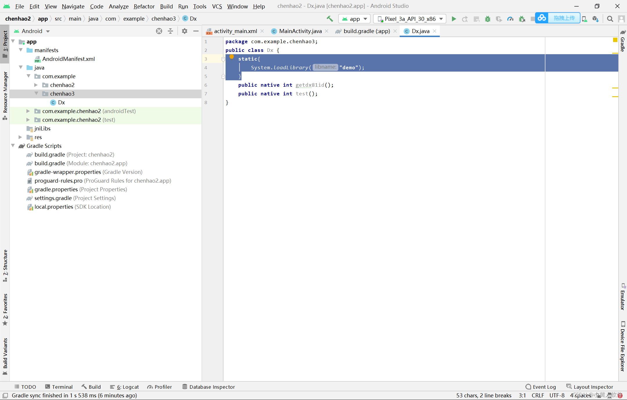 Android studio .a静态库的生成与调用 简单 需要把厂家提供的C语言写的.a库 再封装成.so库，再通过jni 映射给JAVA调用 .so库调用，可以多个.a库 NDK编译 ...