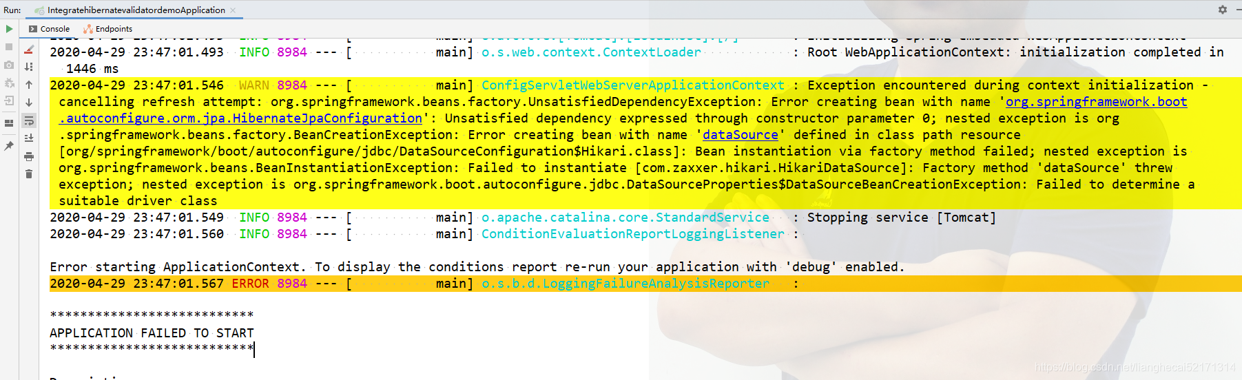 Error creating bean with name 'org.springframework.boot.autoconfigure.orm.jpa ...