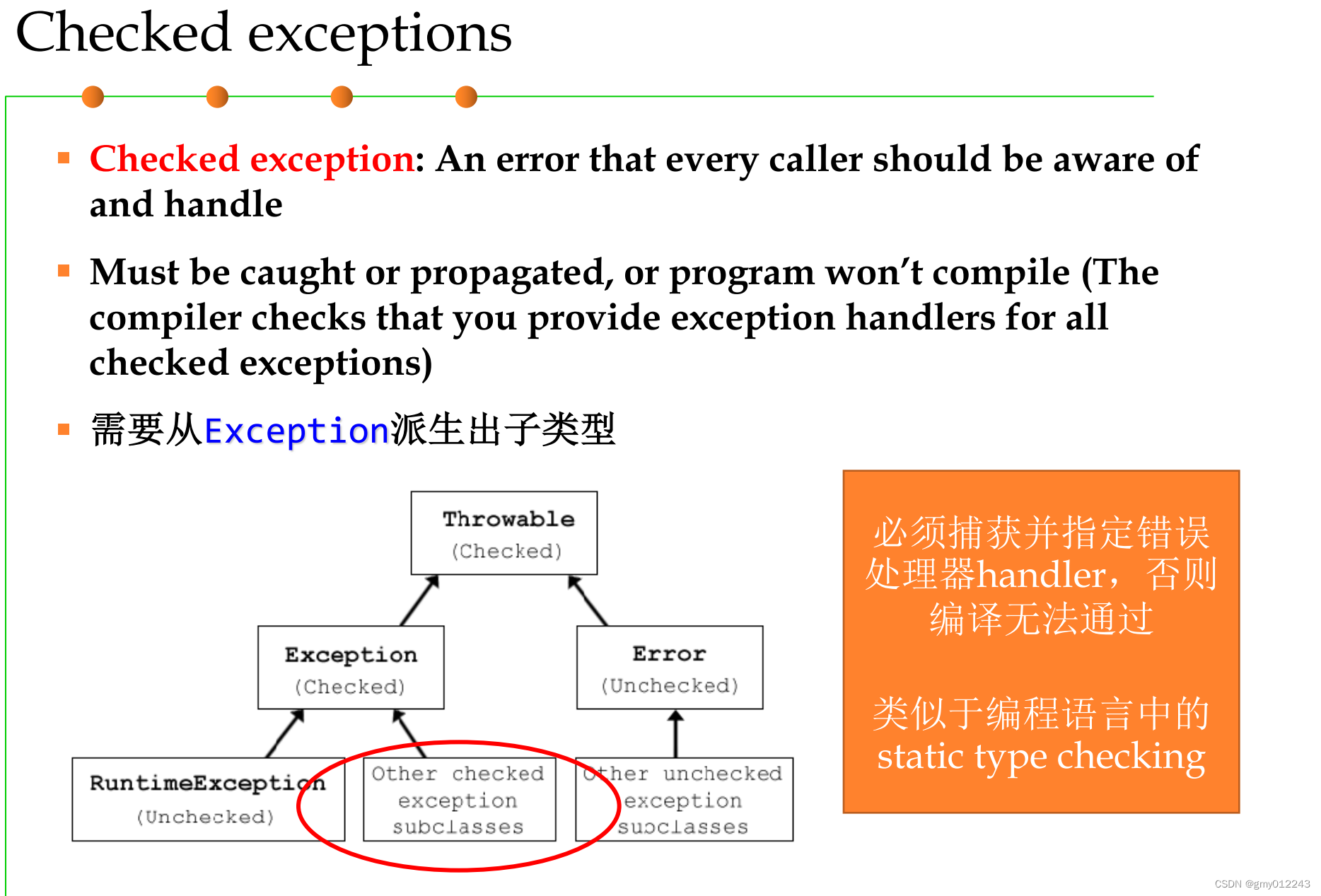 什么叫做选择checked/unchecked exception？-CSDN博客