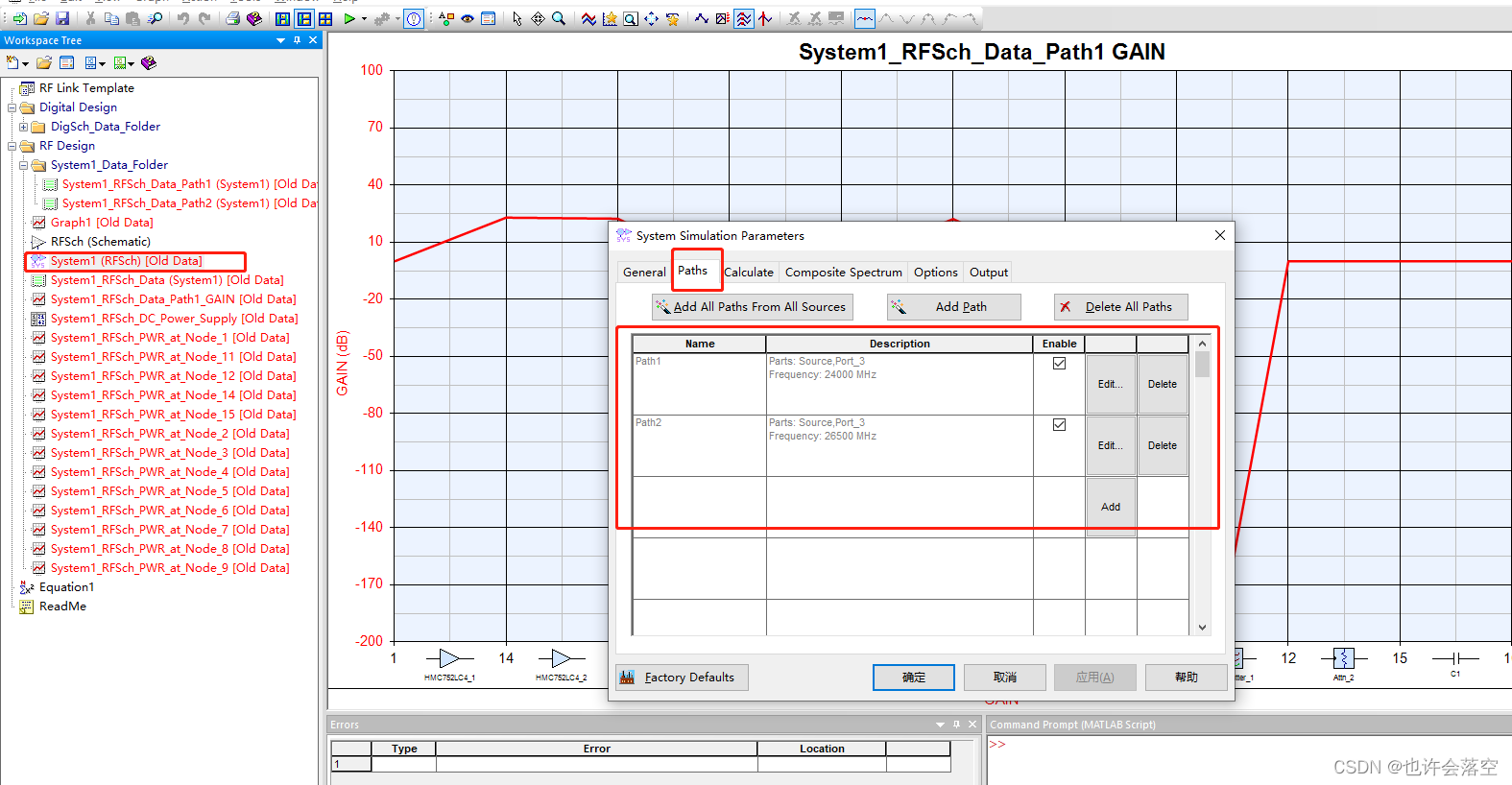 SystemVue 链路预算、仿真分析步骤_systemvue射频链路仿真-CSDN博客