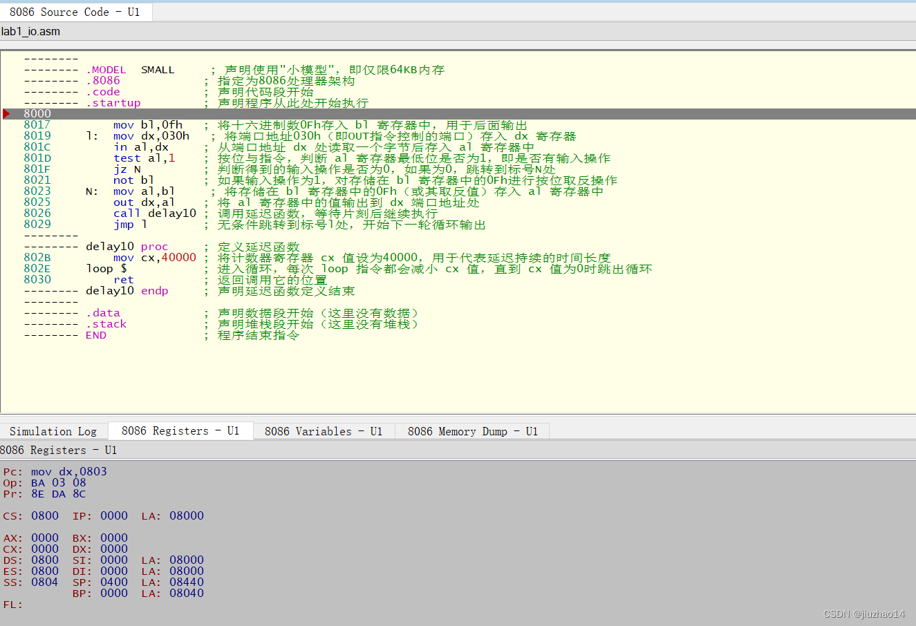 Lab1_ioProteus实验：LED控制与调试,-CSDN博客