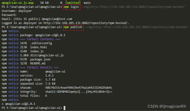 npm私有仓库(nexus)-Vue组件发布到nexus_vue nexus-CSDN博客