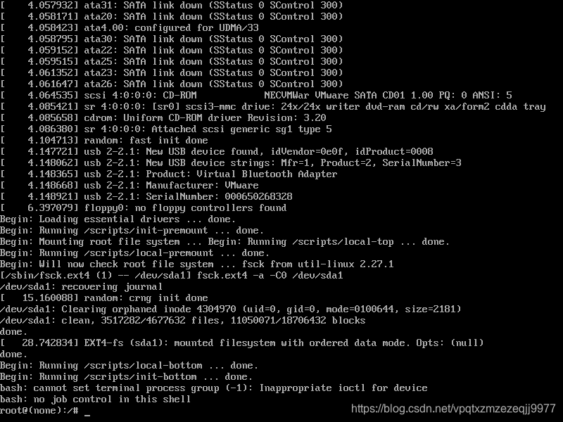 VM虚拟机Ubuntu系统打开报错A start job is running for Create Volatile Files and Directories（no limit）解决方案 ...