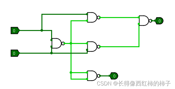 Logisim了解CD7400与CD7420的内部结构与测试_7420芯片引脚图及功能-CSDN博客