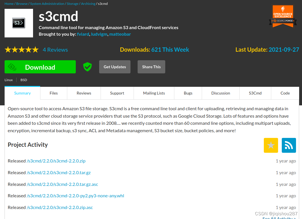 LINUX系统下安装配置s3cmd_s3cmd下载-CSDN博客