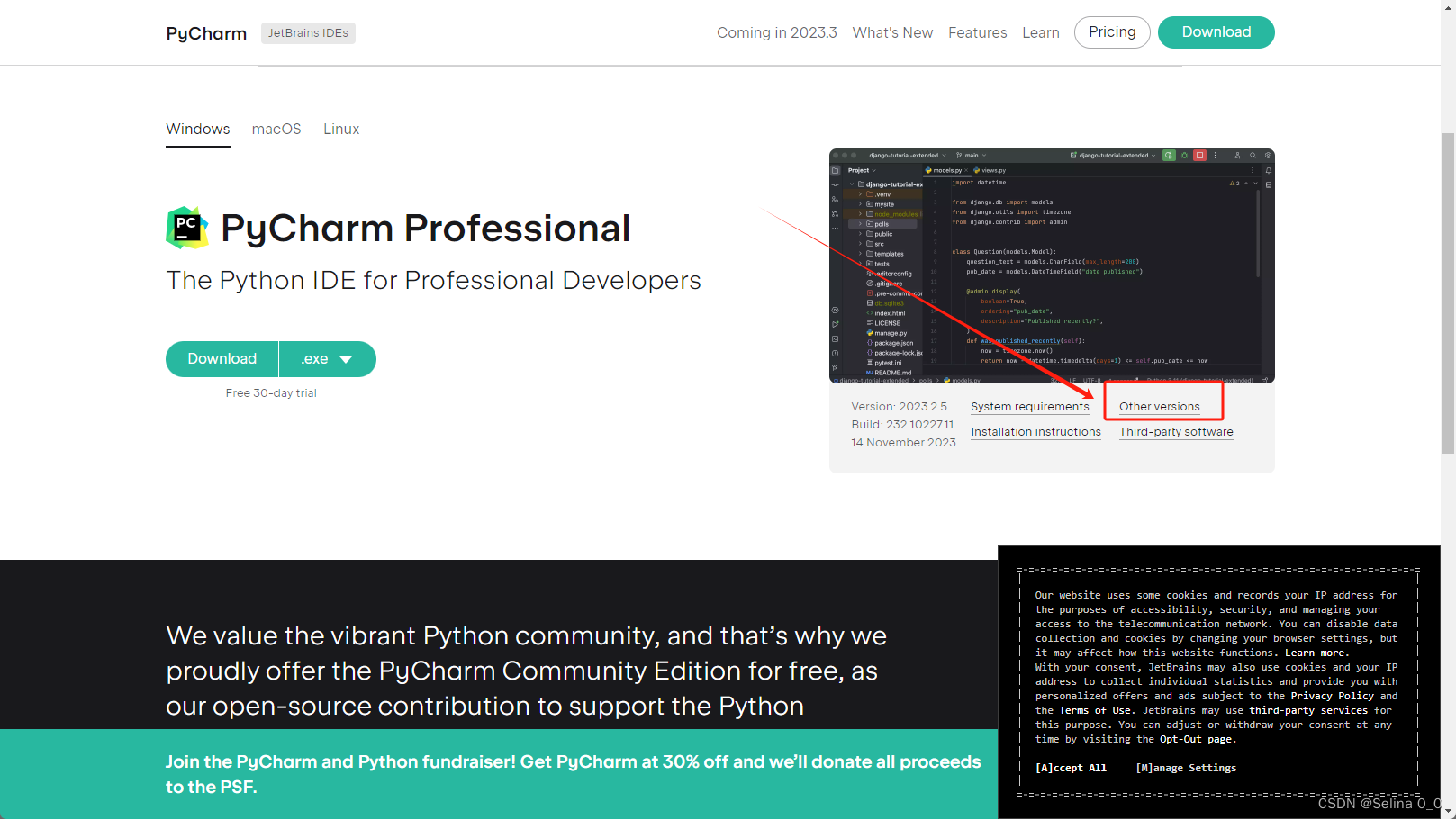 pycharm安装教程（超详细）_pycharm 2023.3.5社区版安装-CSDN博客