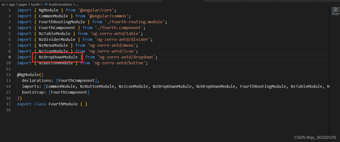 ‘nz-dropdown‘ is not a known element 解决方案_nz-collapse-panel' is not a known element-CSDN博客