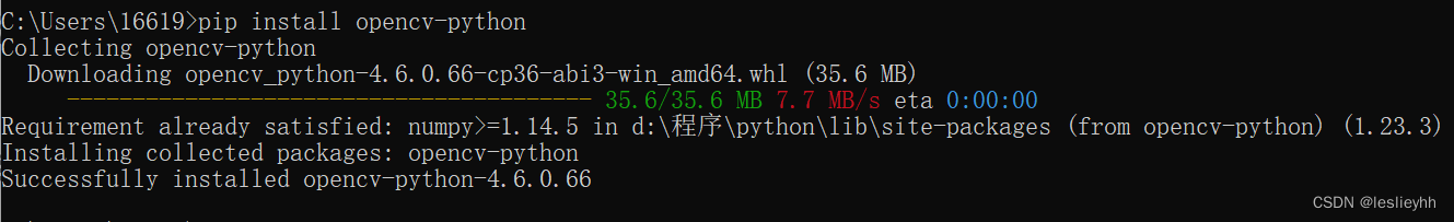 python安装cv2出现如下错误：Could not find a version that satisfies the ...