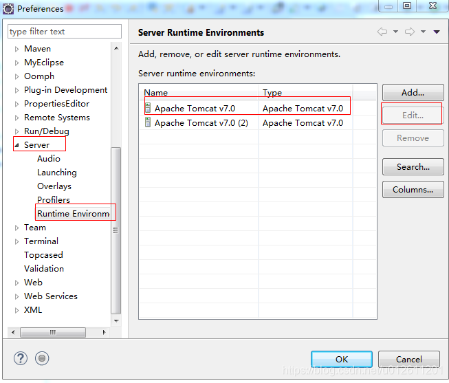 eclipse-jee-mars-R版本 Runtime Environments 设置_eclipse rumtime environment 在哪-CSDN博客