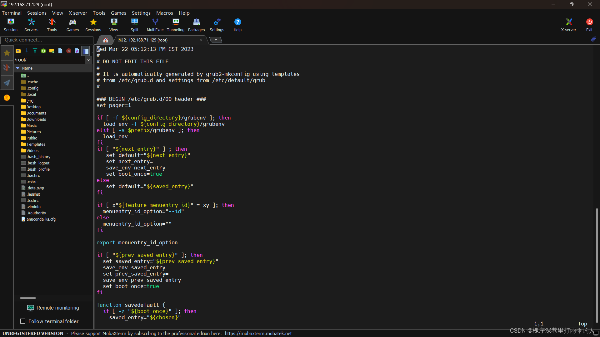 VMware上的Linux安装与SSH远程连接：文件管理和vi/vim实践-CSDN博客