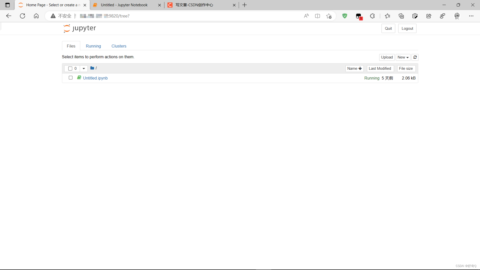 linux安装jupyter notebook_在linux服务器用miniconda安装jupyternotebook-CSDN博客