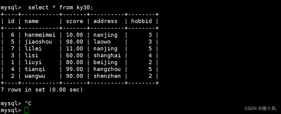 SQL高阶语句-CSDN博客