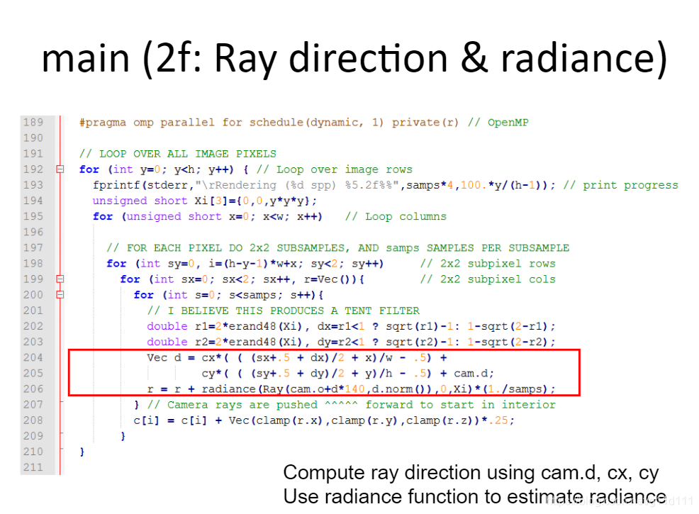 (中文详解篇)smallpt: 99行代码完成全局光照Path Tracing-CSDN博客