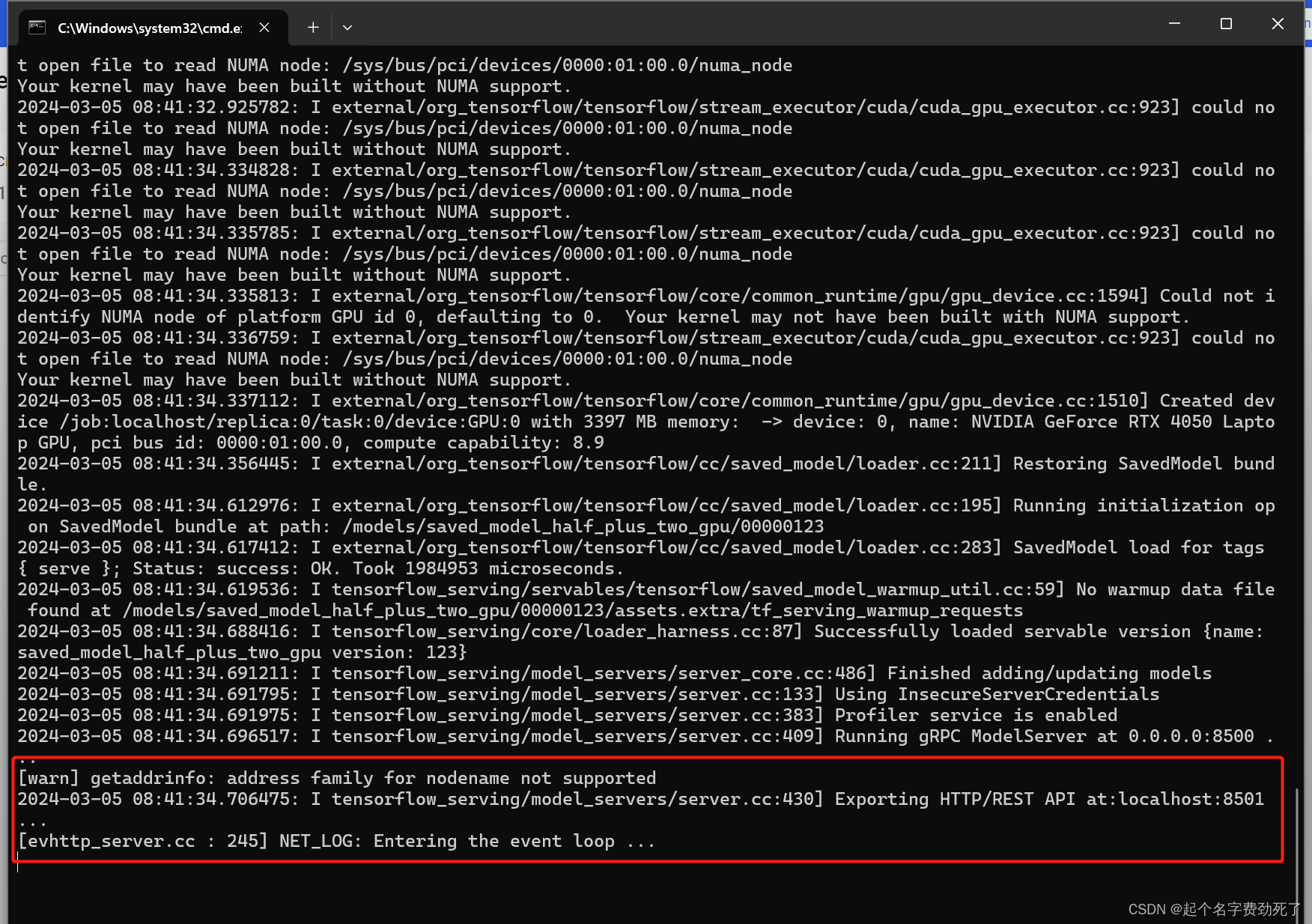 Tensorflow2.0+部署（tensorflow/serving）过程备忘记录Windows+Linux_tensorflow serving-CSDN博客