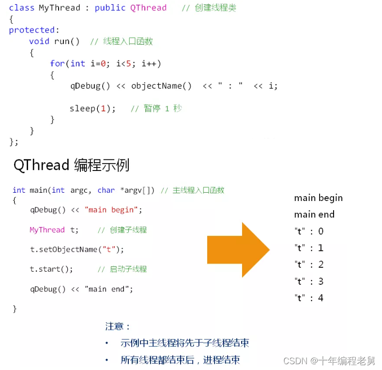 Qt进程与线程的概念、Qt多线程编程、多线程间的同步_qt 多线程 多进程-CSDN博客