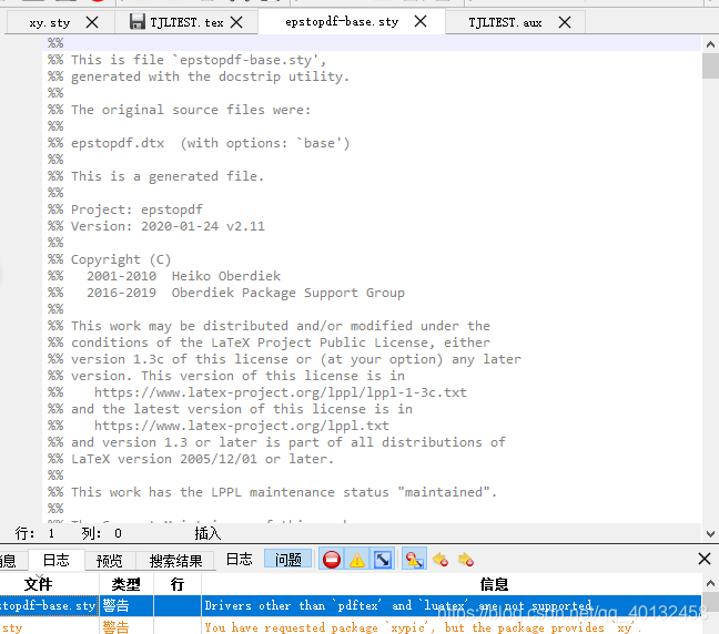 Latex，前端texstudio，编译器xelatex，读取eps显示空白_texstudio查看显示不出来-CSDN博客