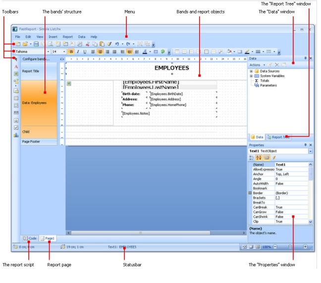 报表生成器FastReport .Net用户指南：报告的基本原理_.net_爱分享的小妮子-永洪数据分析社区