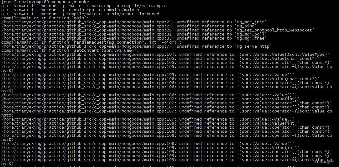 mongoose 搭建 http 服务 -- 编译_mongoose 编译-CSDN博客