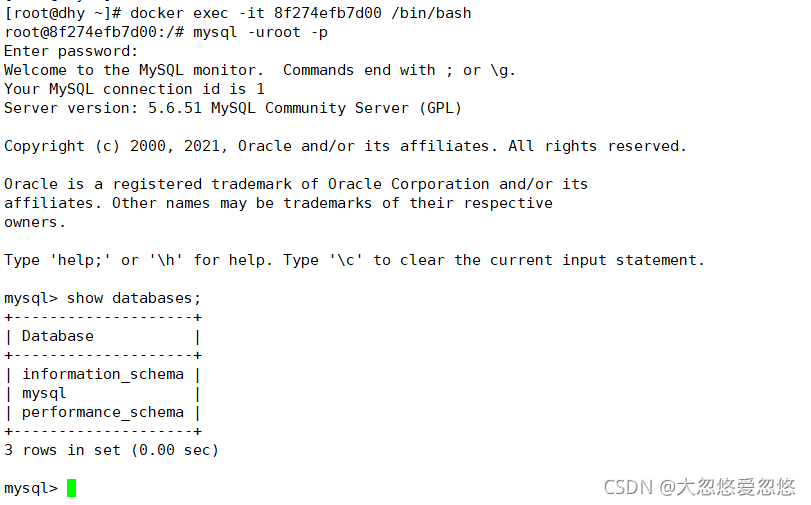 Docker----常用安装_docker 安装mysql5.6-CSDN博客