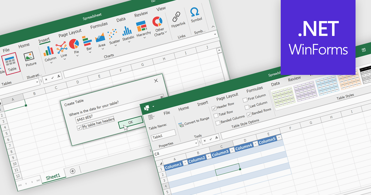 使用表格增强数据组织-Spread.NET WinForms-CSDN博客
