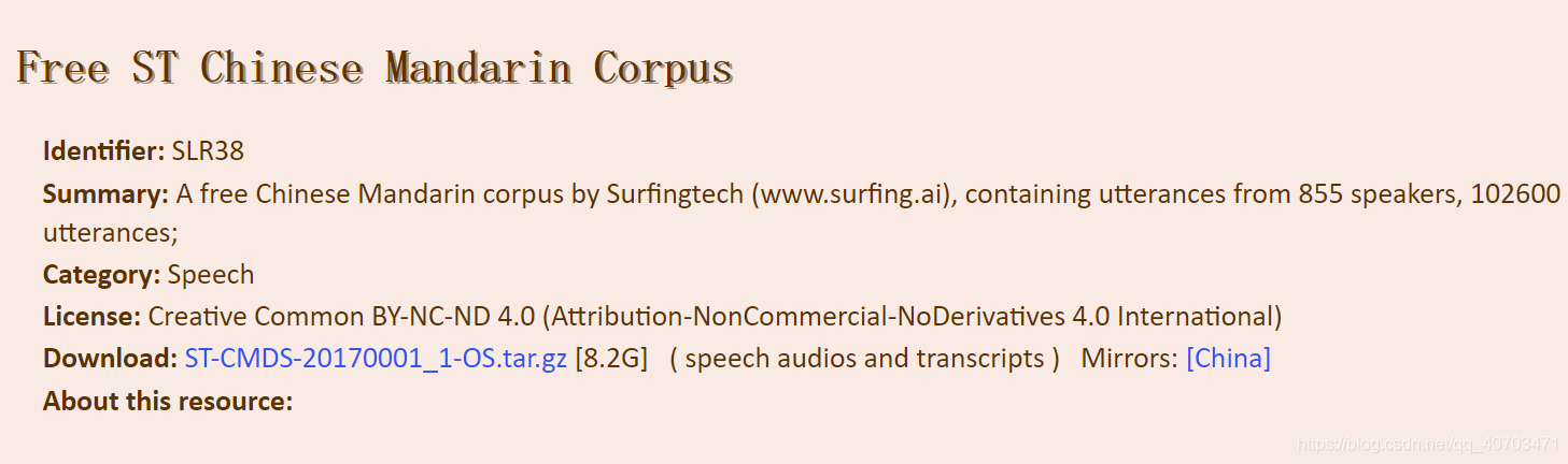 数据集下载链接（声纹识别部分数据集）_librispeech数据集下载-CSDN博客