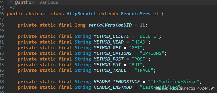 Servlet中重要的接口（ServletConfig、ServletContext）和常用实现类（ GenericServlet 、 HttpServlet）_servletconfig的 ...