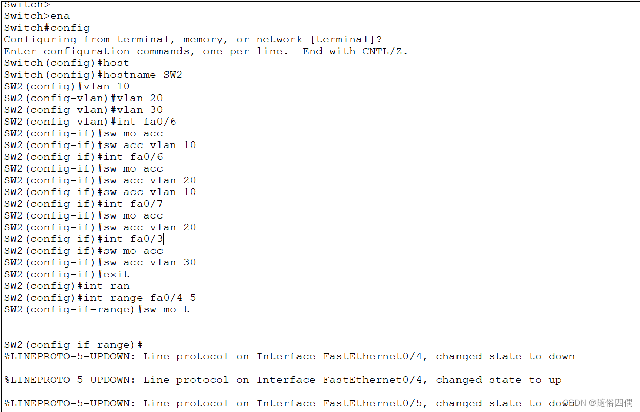 思科综合实训项目二（详细）_思科mstp+hsrp-CSDN博客