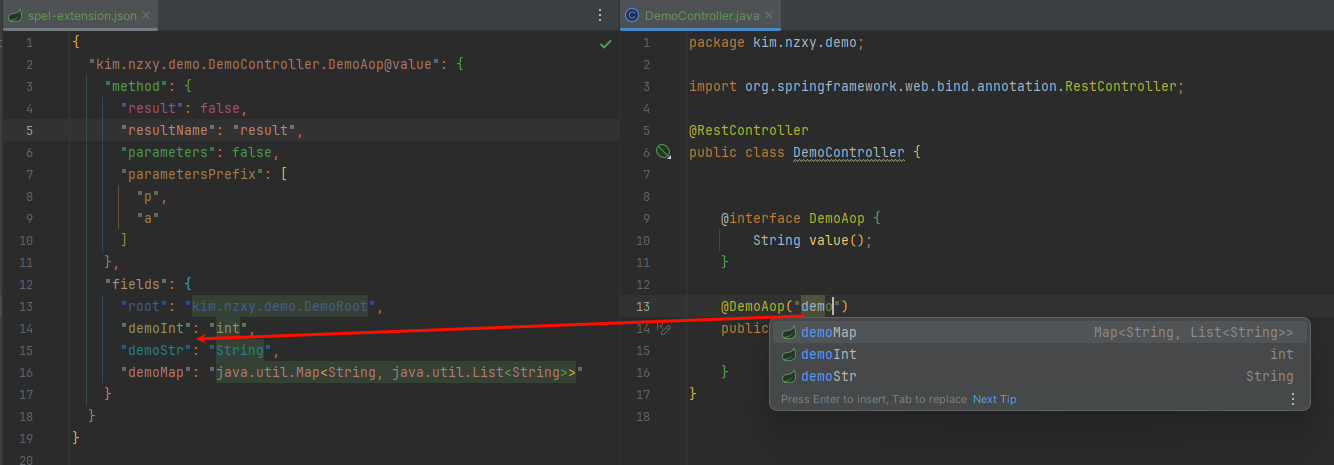 IDEA SpEL如何提示出方法参数_spel-extension.json-CSDN博客