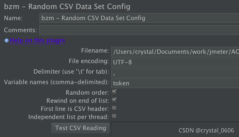 jmeter 存储响应数据至csv，并从csv文件中随机读取_jmeter从csv文件取值随机-CSDN博客