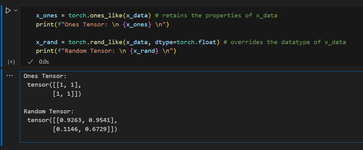 Pytorch入门—Tensors张量的学习-CSDN博客