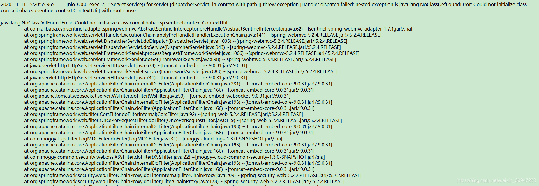 java.nio.file.AccessDeniedException&java.lang.NoClassDefFoundError_could not initialize class ...