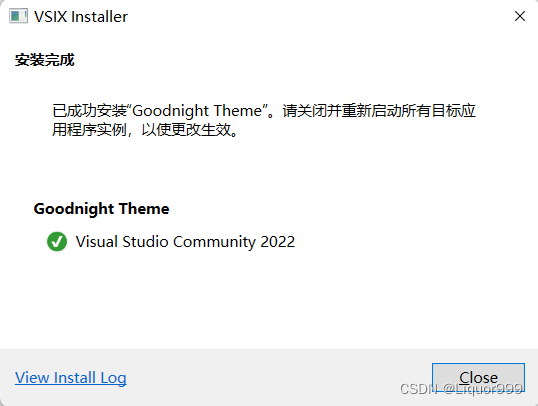Visual Studio如何使用插件改变主题_goodnight theme安装-CSDN博客