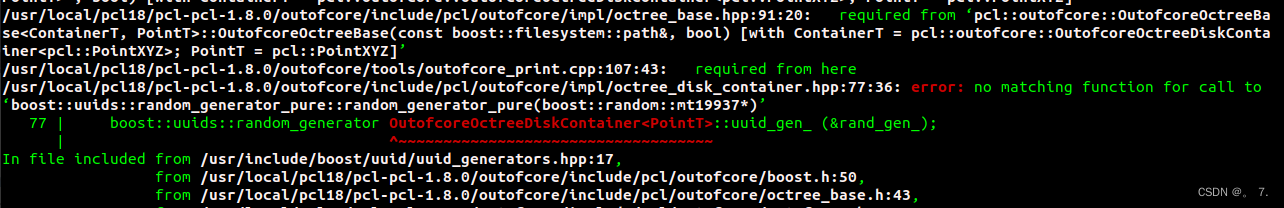 Ubuntu20.04 编译 pcl1.8可能出现的问题_error: invalid initialization of reference ...